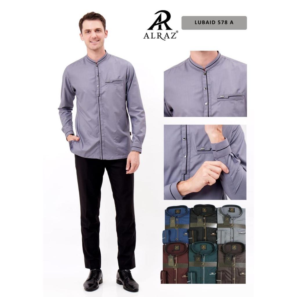 Jual BAJU KOKO ALRAZ LUBAID 578 A LENGAN PANJANG | Shopee Indonesia