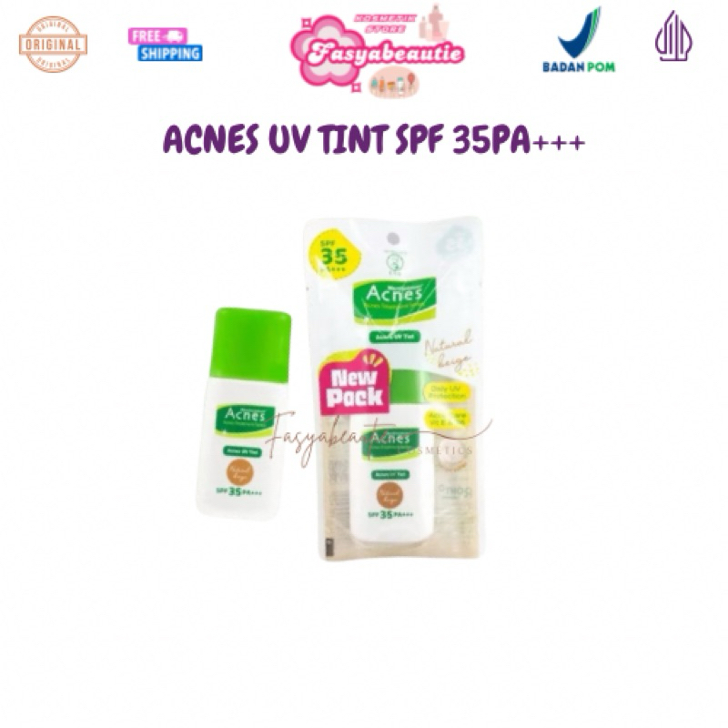 Jual Acnes UV Tint Natural Beige SPF 35 PA+++ 30 Gr - Sunscreen Kulit ...