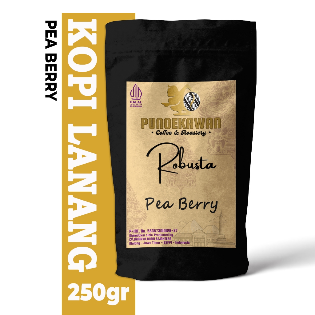 Jual PUNOEKAWAN Kopi Lanang Pea Berry 250gr - Specialty Coffee dengan ...