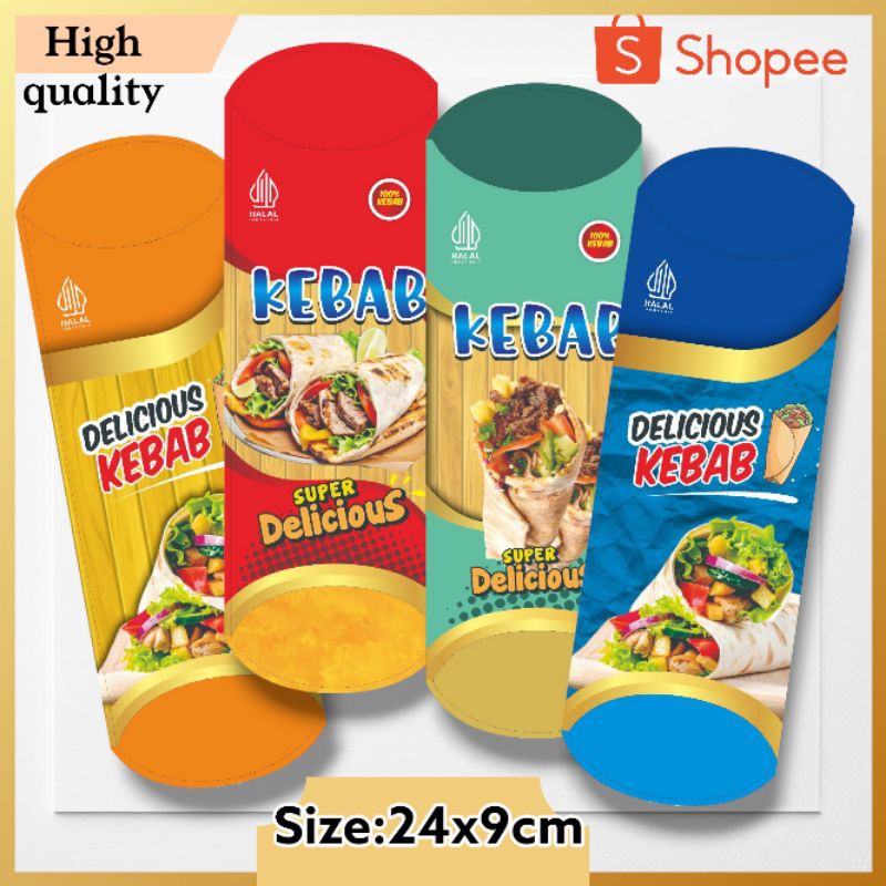Jual Box kebab/kertas kebab/kemasan kebab | Shopee Indonesia