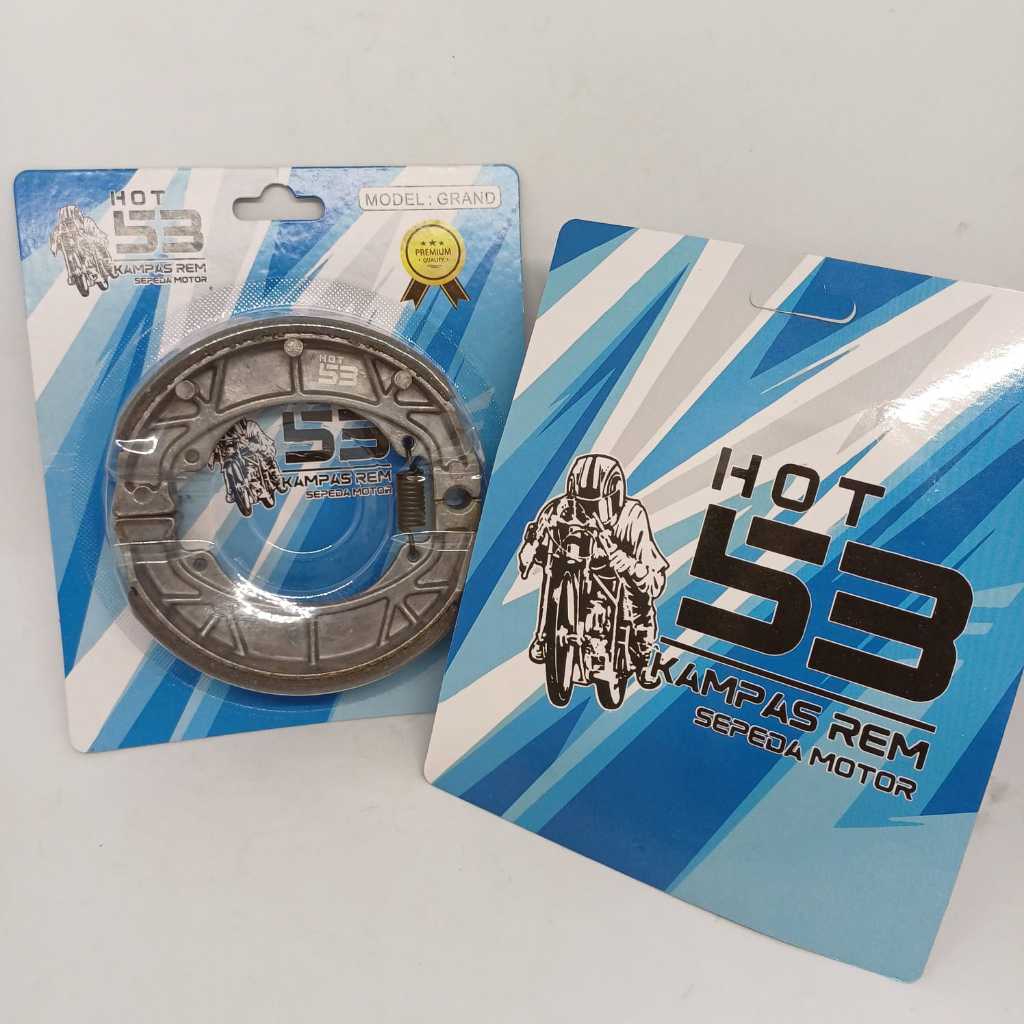 Jual KAMPAS REM BELAKANG GRAND/SUPRA "HOT 53" (1) Duplek / PIRODO ...