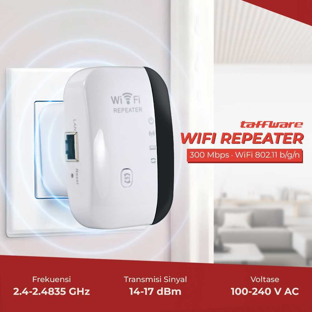 Jual Repeater Penguat Sinyal Router TP Link Wireless-N WiFi 300Mbps ...