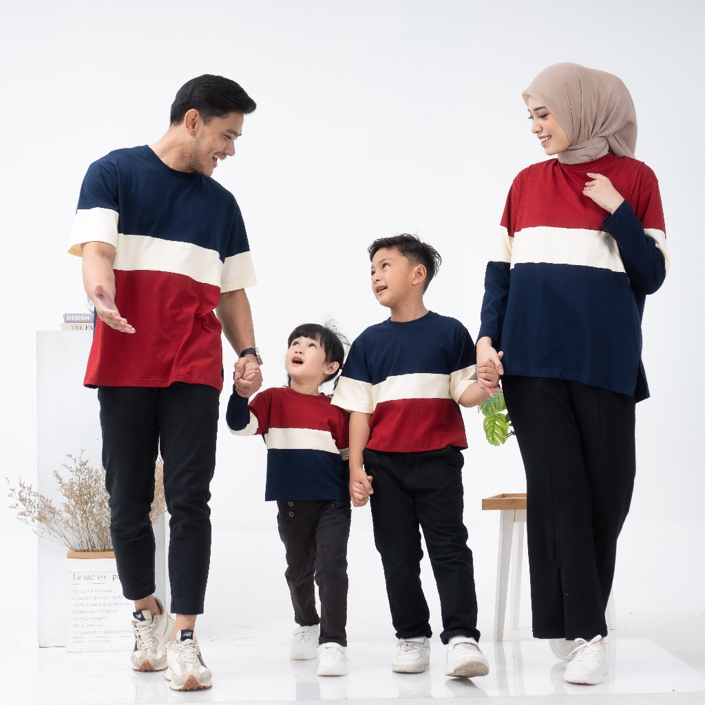 Jual Kiddee Navi Family Set - Baju Couple Keluarga - Kaos Busui ...