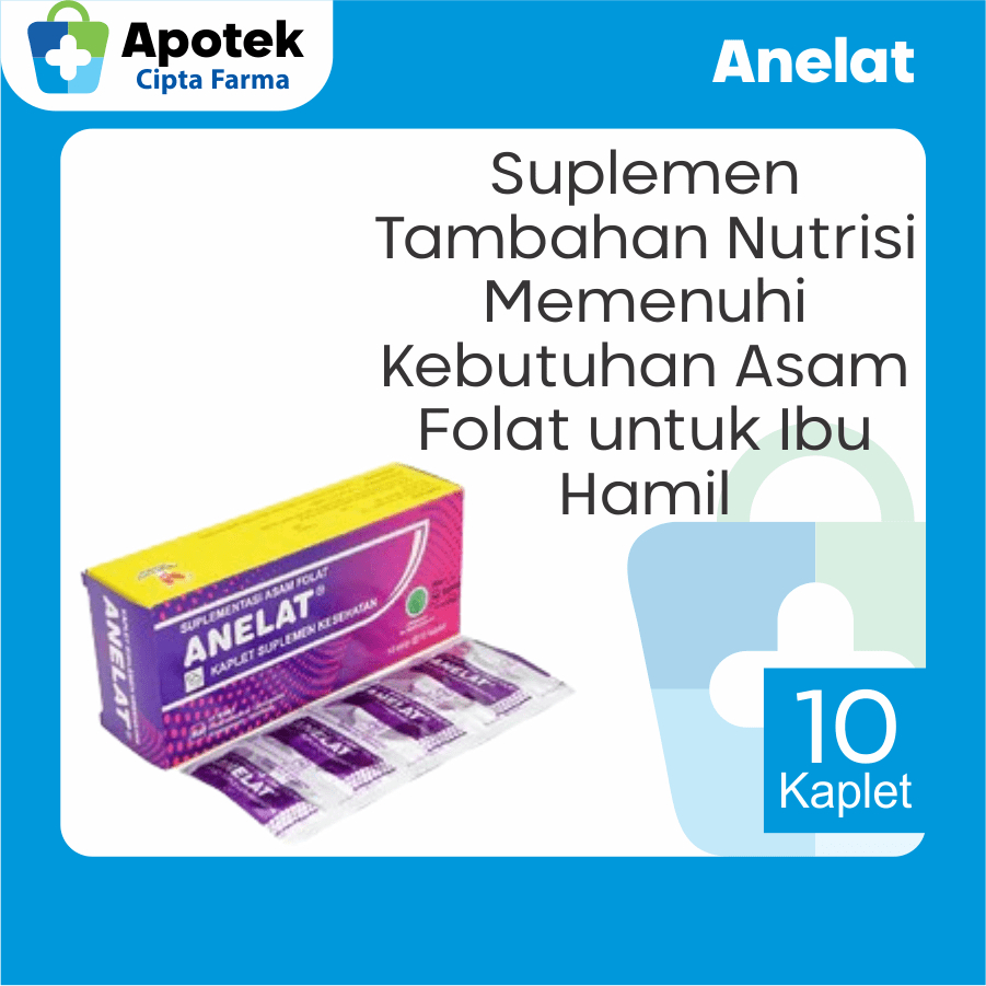 Jual Analet Asam Folat untuk Program Hamil Vitamin B Suplemen Kesehatan ...