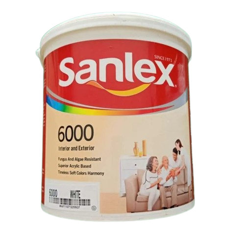 Jual Cat Tembok Sanlex 6000 WARNA 1 GALON 5 KG | Shopee Indonesia