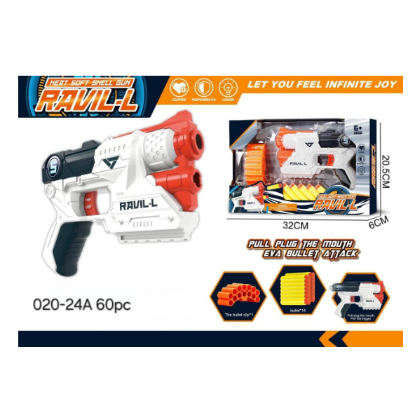 Jual Mainan Super Gun Blast Soft Bullet Toy Gun | Shopee Indonesia