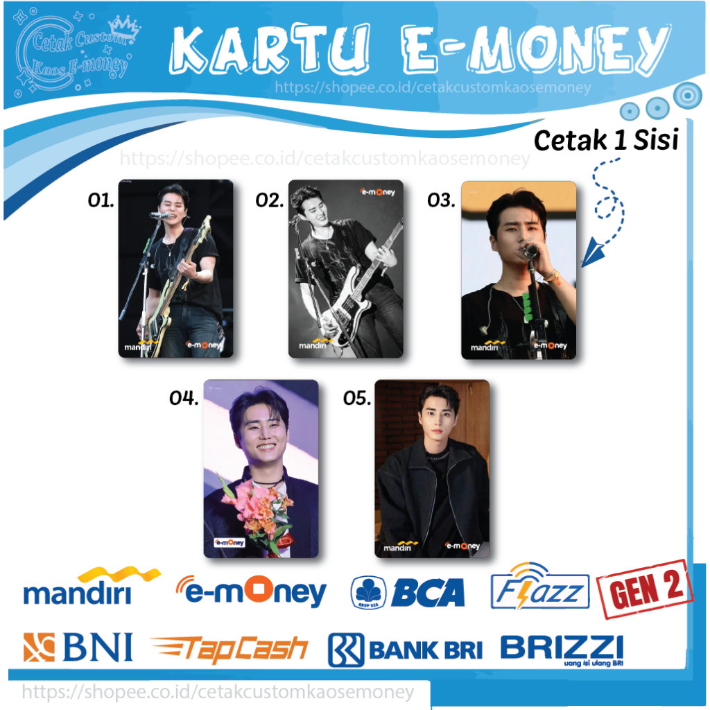 Jual KARTU E MONEY E TOLL KPOP BAND KOREA DAY6 YOUNG-K EMONEY MANDIRI ...