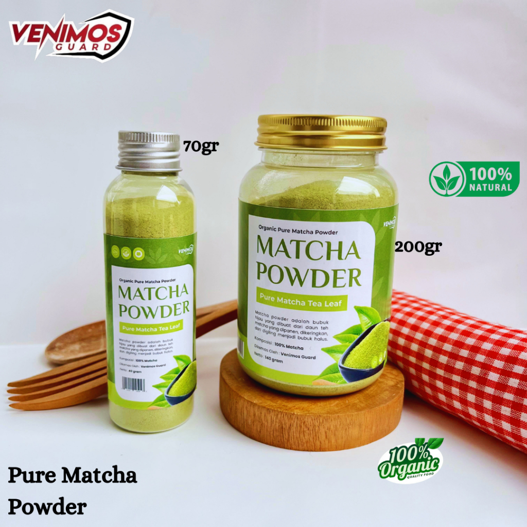 Jual VENIMOS Matcha Powder | Bubuk Matcha Green Tea Ultra Grade ...
