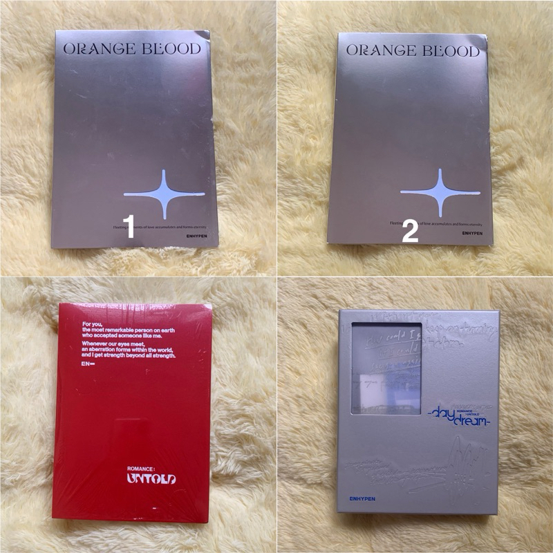 Jual ENHYPEN ORANGE BLOOD OB KALPA UNSEALED ROMANCE UNTOLD R:U ENGENE VER ENVER JUNGWON ALBUM DD ...