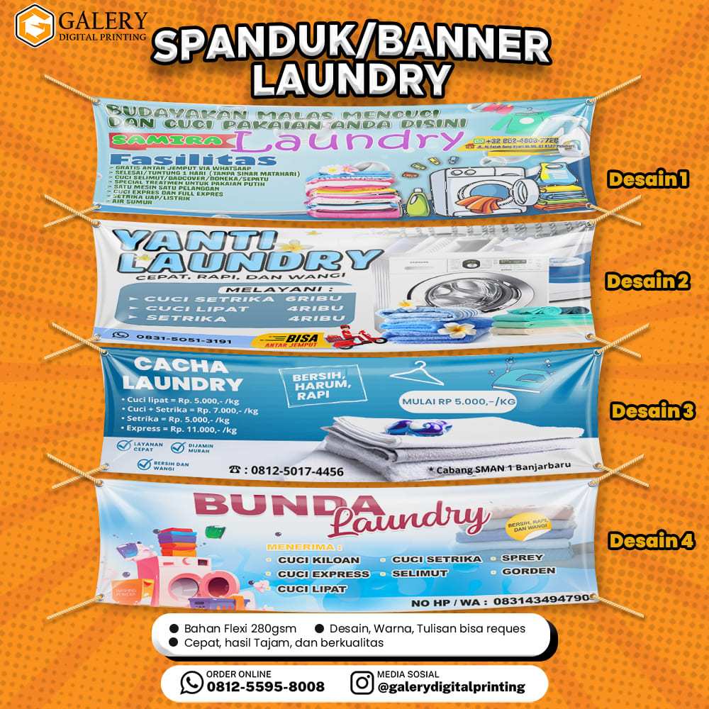 Jual Spanduk Laundry / Banner Laundry | Shopee Indonesia