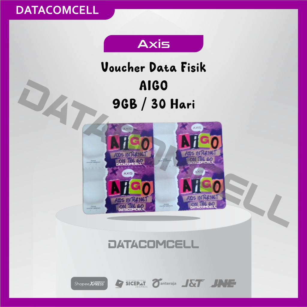 Jual VOUCHER AXIS AIGO 9GB 30Hari | Shopee Indonesia