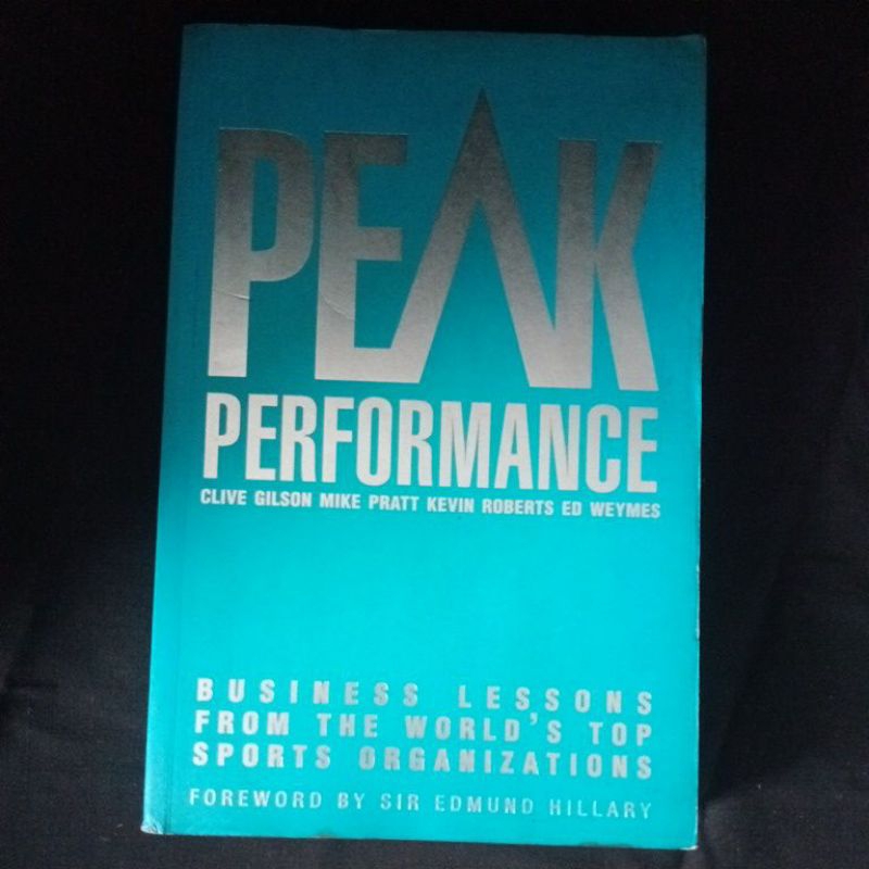 Jual BUKU ORIGINAL PEAK PERFORMANCE CLIVE GILSON MIKE PRATT KEVIN ...