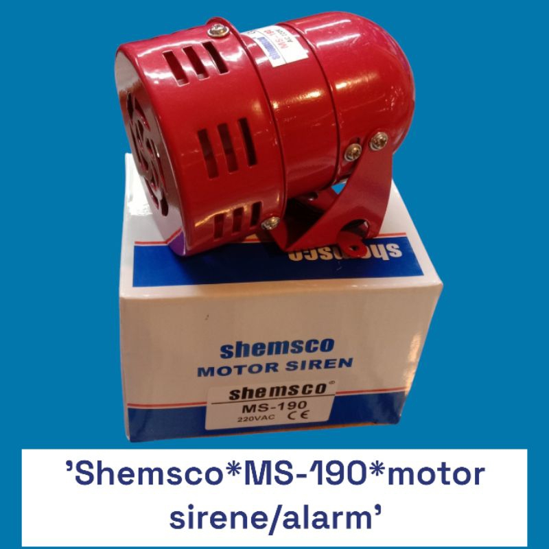 Jual Motor sirene Shemsco MS -190/220v | Shopee Indonesia
