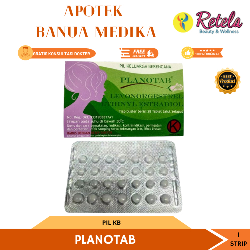 Jual PLANOTAB 1 BLISTER 28 TABLET | Shopee Indonesia