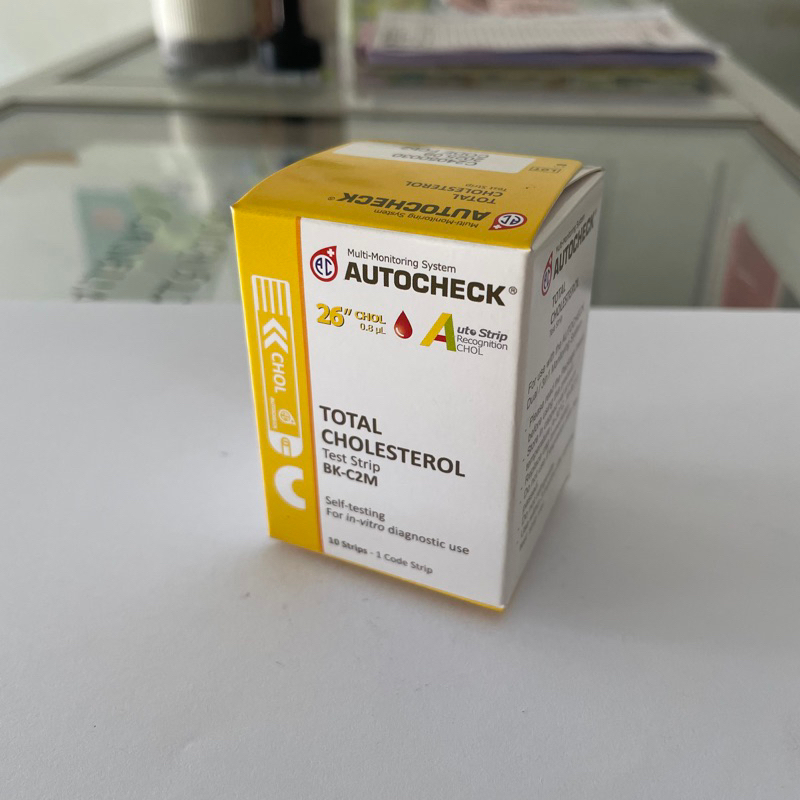 Jual Autoscheck Test Strip BK-CZM Total Cholesterol | Shopee Indonesia