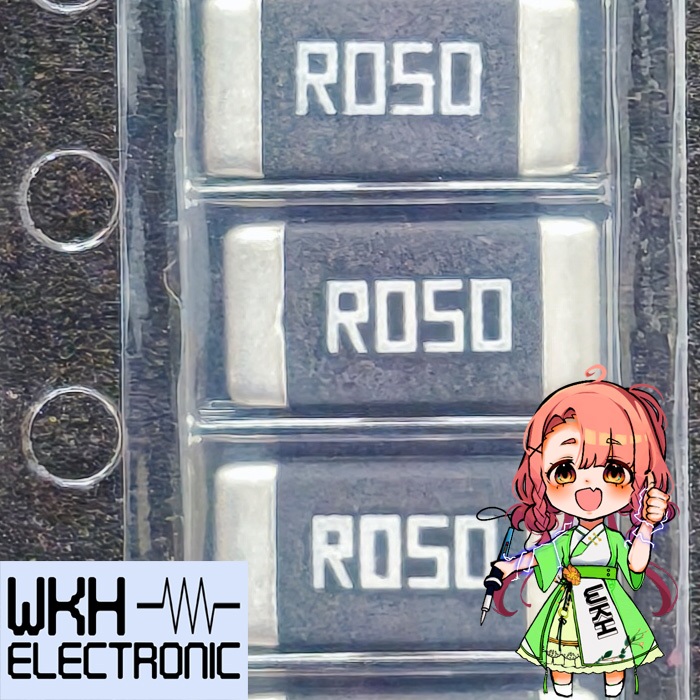 Jual R050 2512 SMD resistor 2W 0.050 ohm 50mR accuracy 1% rshunt ...