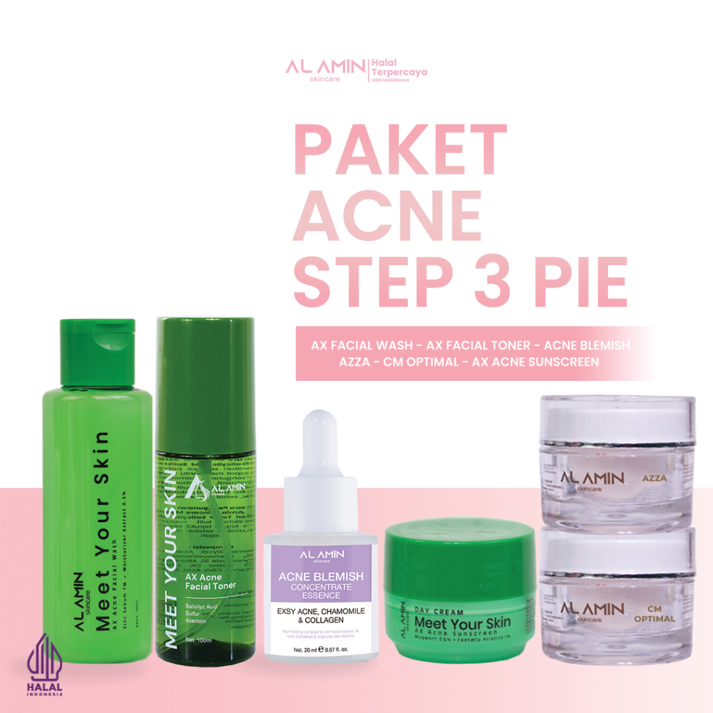 Jual PAKET ACNE STEP 3 PIE | Shopee Indonesia
