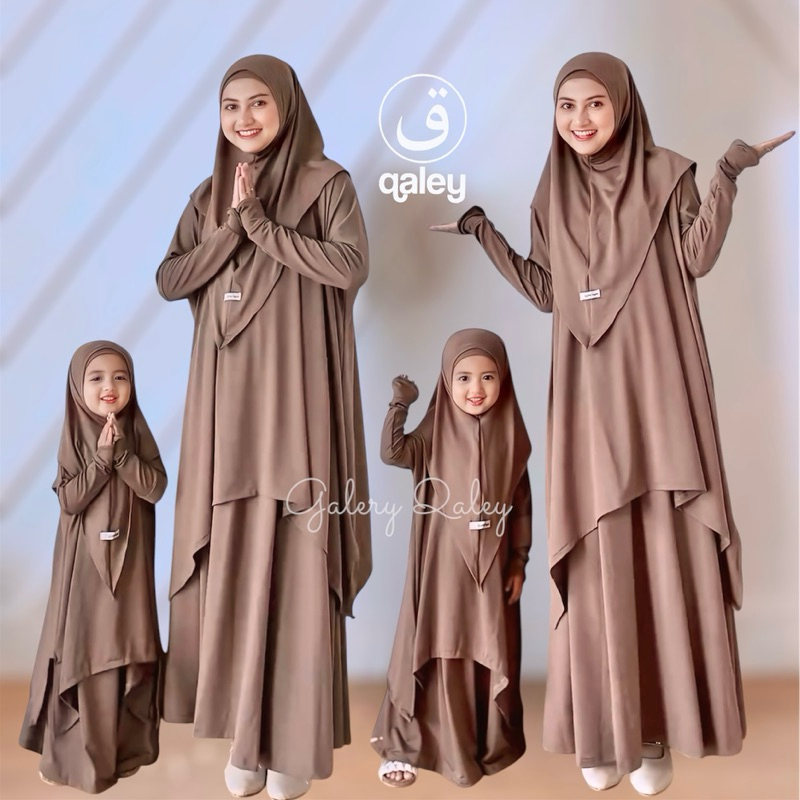 Jual ONE SET 4 IN 1 ABAYA SERIES MADINAH | TUNIK BATWING + ROK SWING ...