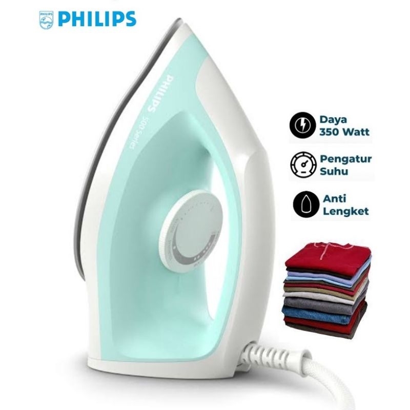 Jual Setrika Philips DST0510 Anti Lengket Cepat Panas 350watt / Setrika ...