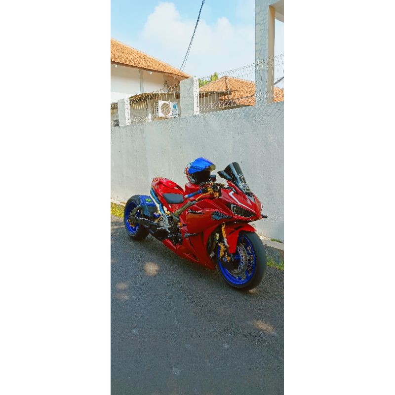 Jual Velg Depan Vrossi Set Boshing Double Disc Candy Blue | Shopee ...