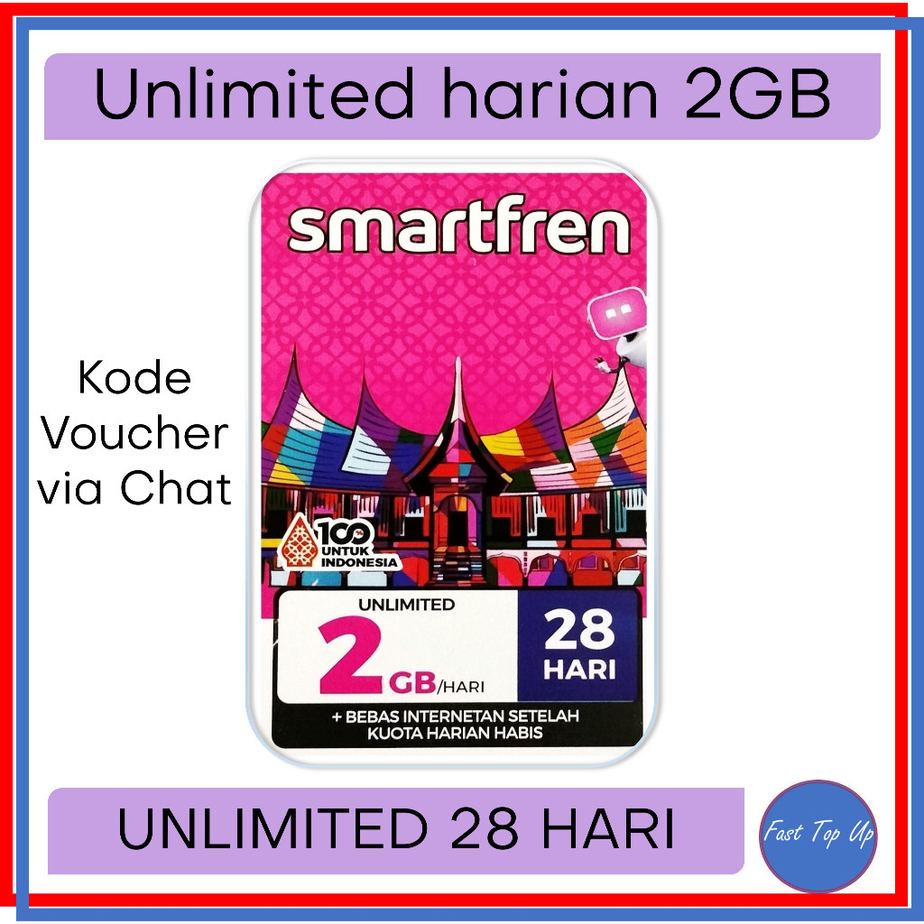 Jual Voucher Smartfren UNLIMITED 28 hari | Shopee Indonesia