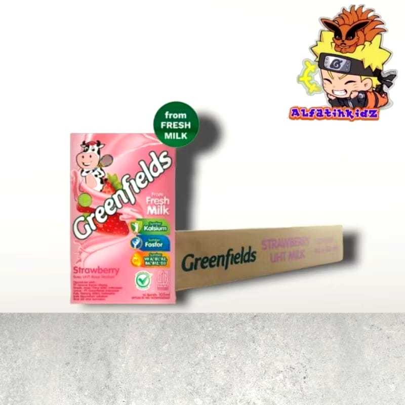 Jual Greenfields UHT Stroberi isi 40pcs @ 105ml | Karton | Shopee Indonesia