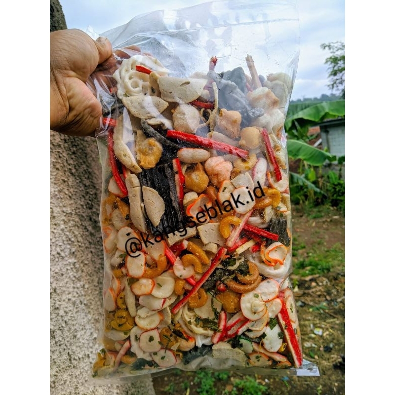 Jual SEBLAK CAMPUR MIX PEDAS DAN ORIGINAL BUMBU MELIMPAH 1 KILO ...
