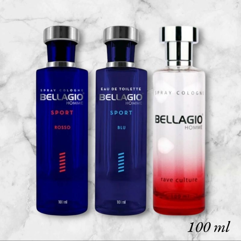 Jual BELLAGIO PARFUM SPORT BLU/SPORT ROSSO/RAVE CULTURE 100ML | Shopee ...