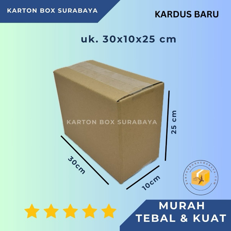 Jual KARDUS BOX KARTON PACKING 30X10X25 cm murah / KARTON KOTAK DUS ...