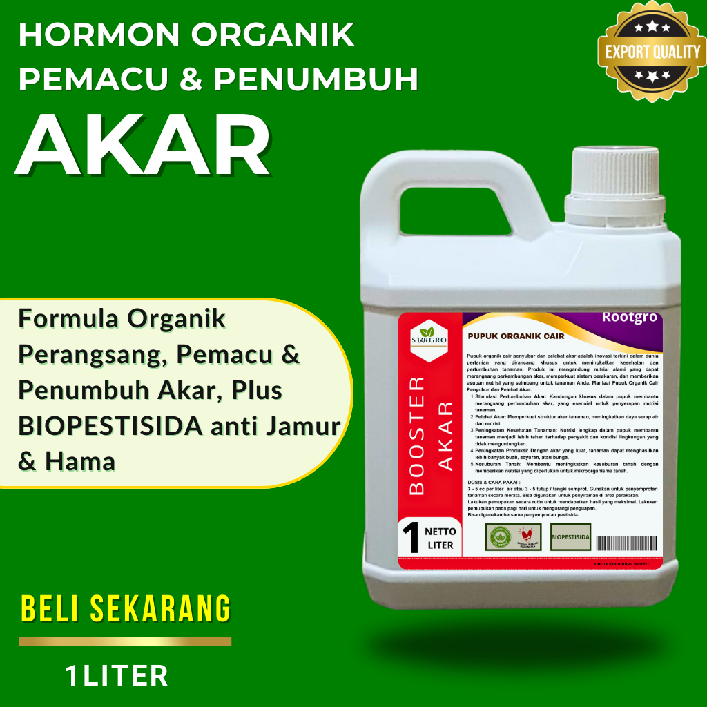 Jual Pupuk Akar Batang Dan Daun-Pupuk Organik Cair Pemacu perangsang ...