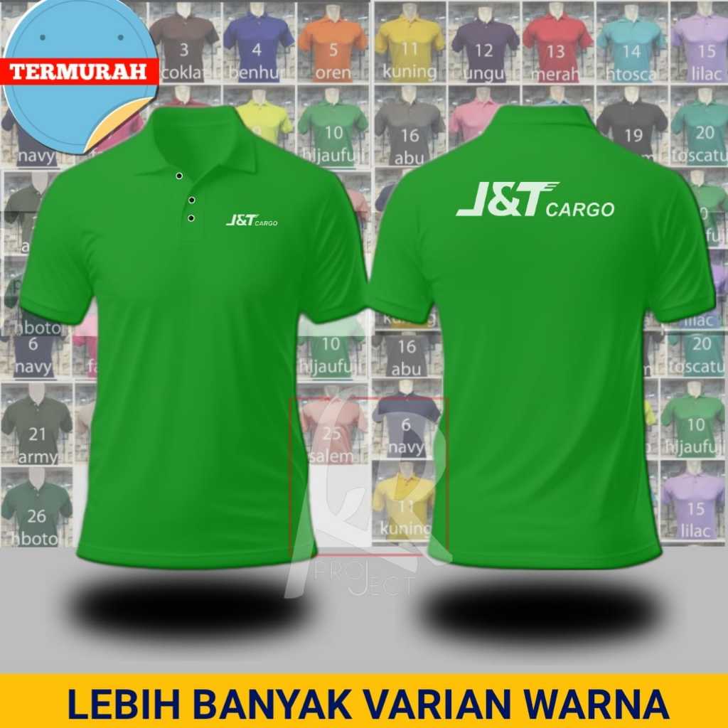 Jual baju polo kaos jnT Cargo seragam pria KARGO jnt cargo | Shopee ...