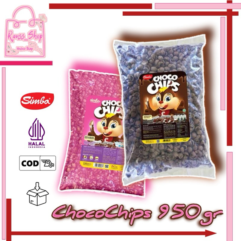 Jual Choco Chips Simba Cokelat | Strawberry Choco Crunch 950 g | Shopee ...
