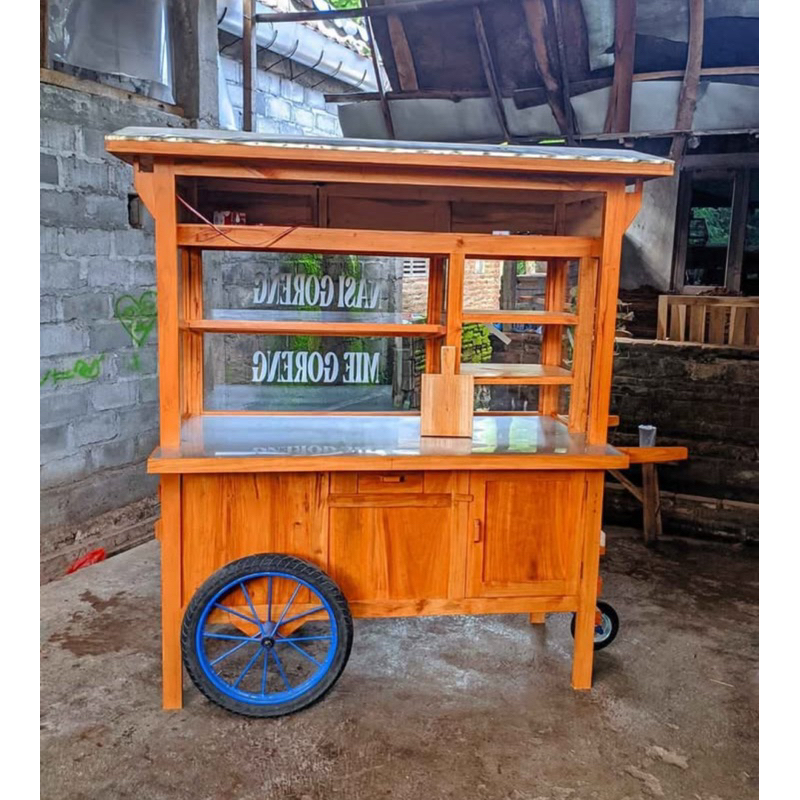 Jual Gerobak ketoprak / gerobak lontong sayur / gerobak tahu kupat ...