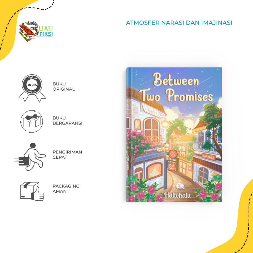 Jual Buku Novel Between Two Promises - Hallohalu - Rainbooks - Bumifiksi | Shopee Indonesia