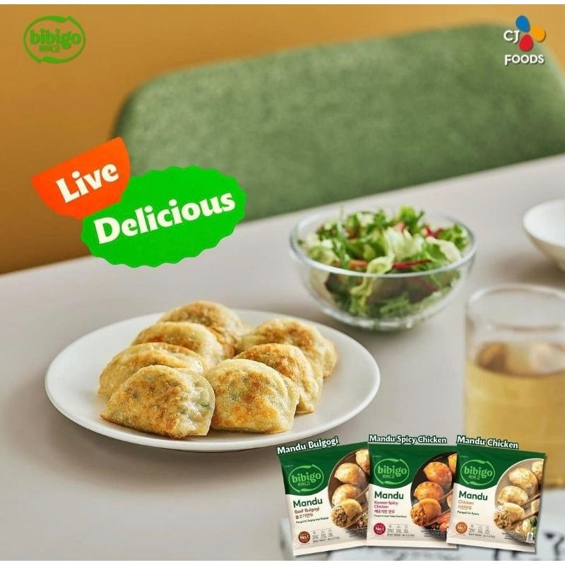 Jual bibigo mandu frozen food / chicken korea halal | Shopee Indonesia