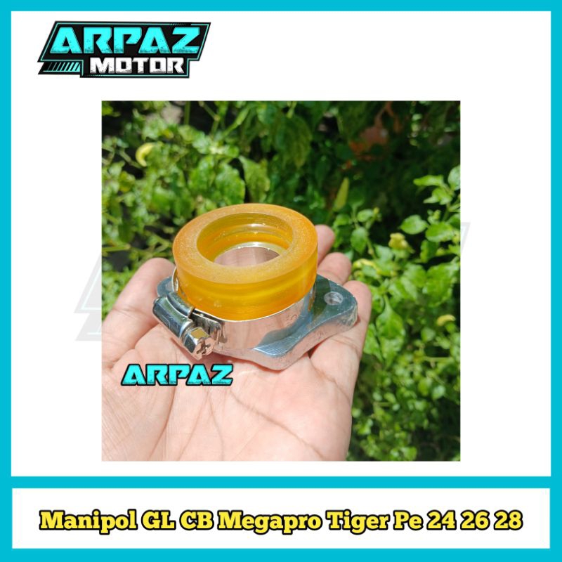 Jual Manipol GL CB Megapro Tiger Ukuran Pe 24 26 28 Warna Silver ...