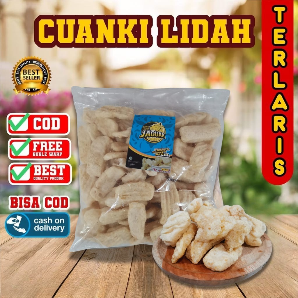 Jual CUANKI LIDAH 100 Pcs -Khas Garut - toping seblak - baso Aci ...