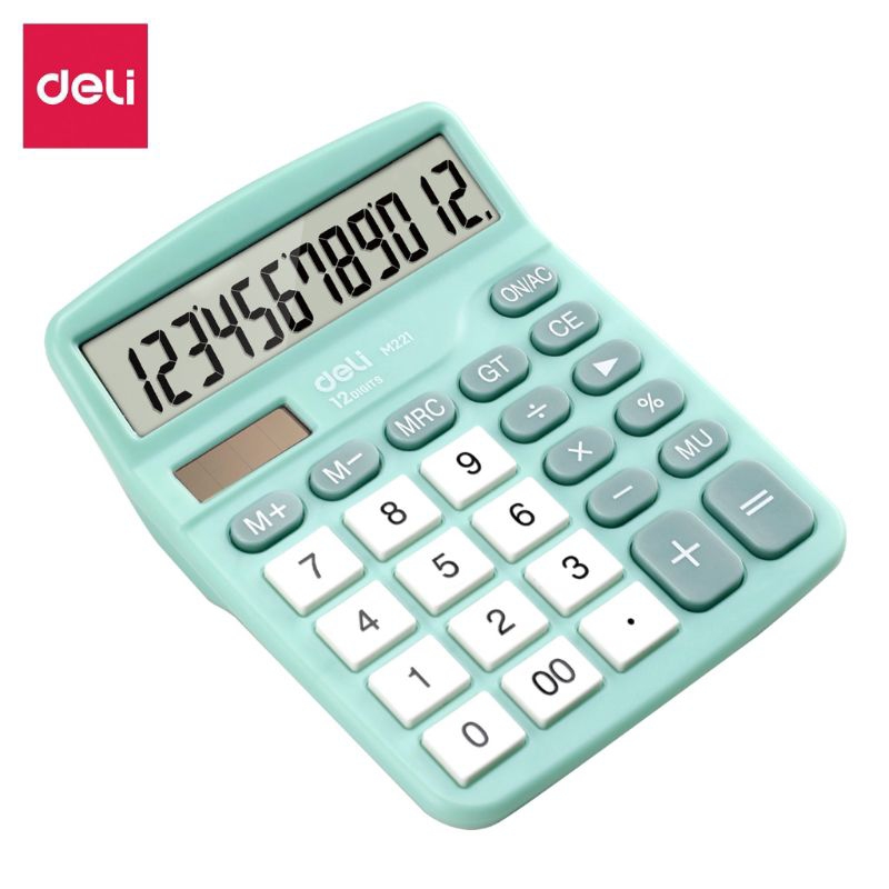 Jual Deli Kalkulator Meja / Desktop Calculator Layar 12 Digit | Shopee Indonesia