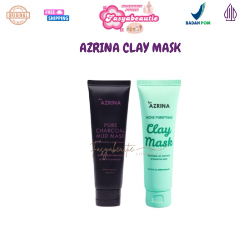 Jual (READY STOCK) AZRINA PURE CHARCOAL MUD MASK AZRINA ACNE PURIFYING ...
