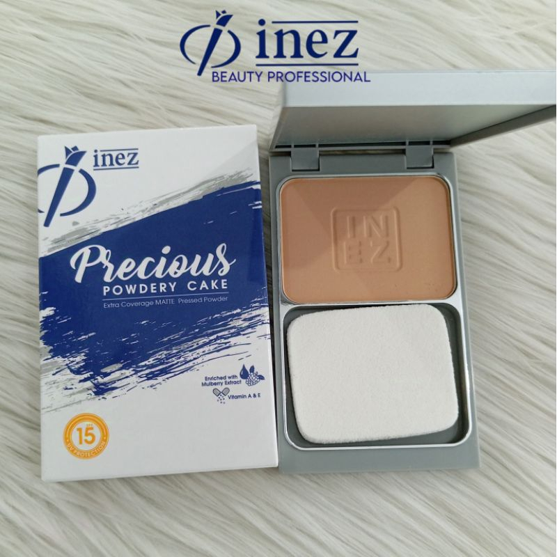Jual INEZ Bedak Precious Powdery Cake Two Way Cake PPC Bedak Padat Inez ...
