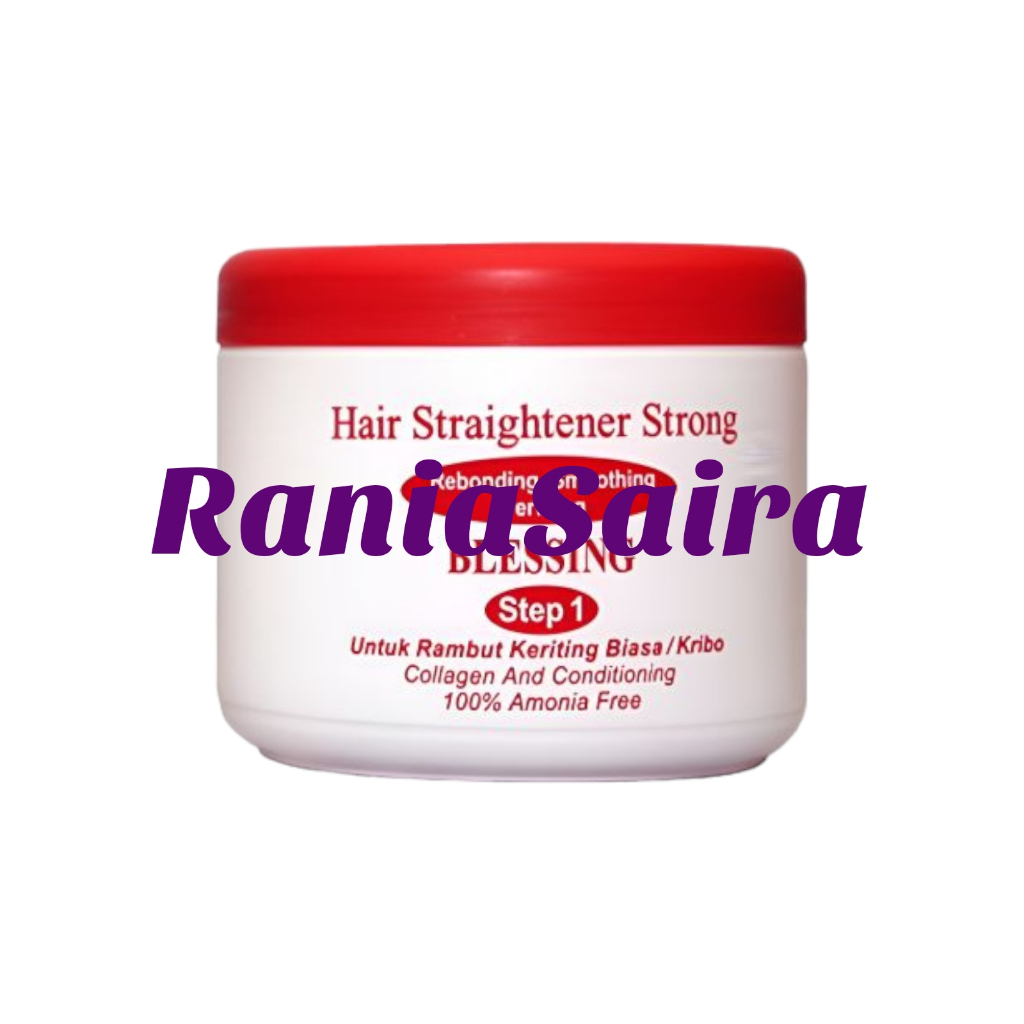 Jual BLESSING Hair Straightener Step1 Strong 500ml Krim Smoothing ...