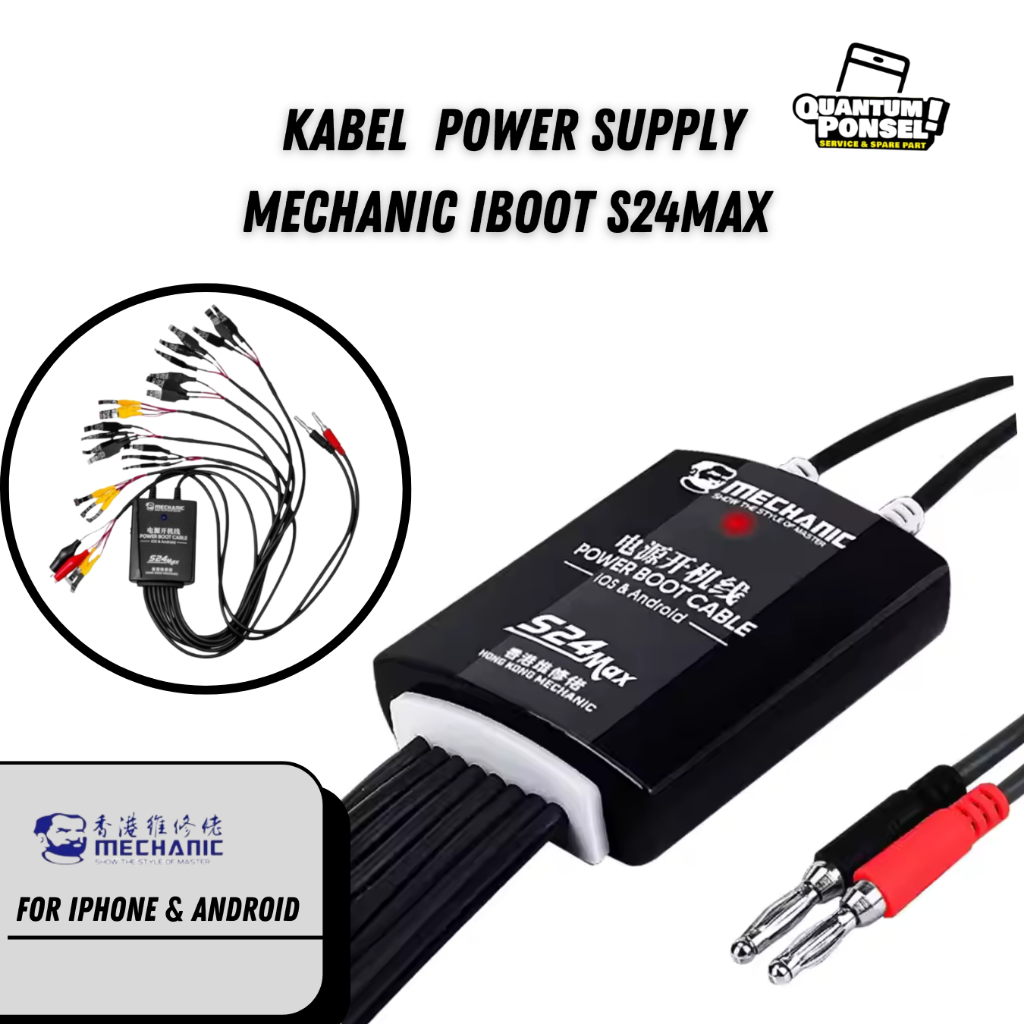Jual Mechanic Kabel Power Supply Iboot S24Max - For Iphone & Android | Shopee Indonesia