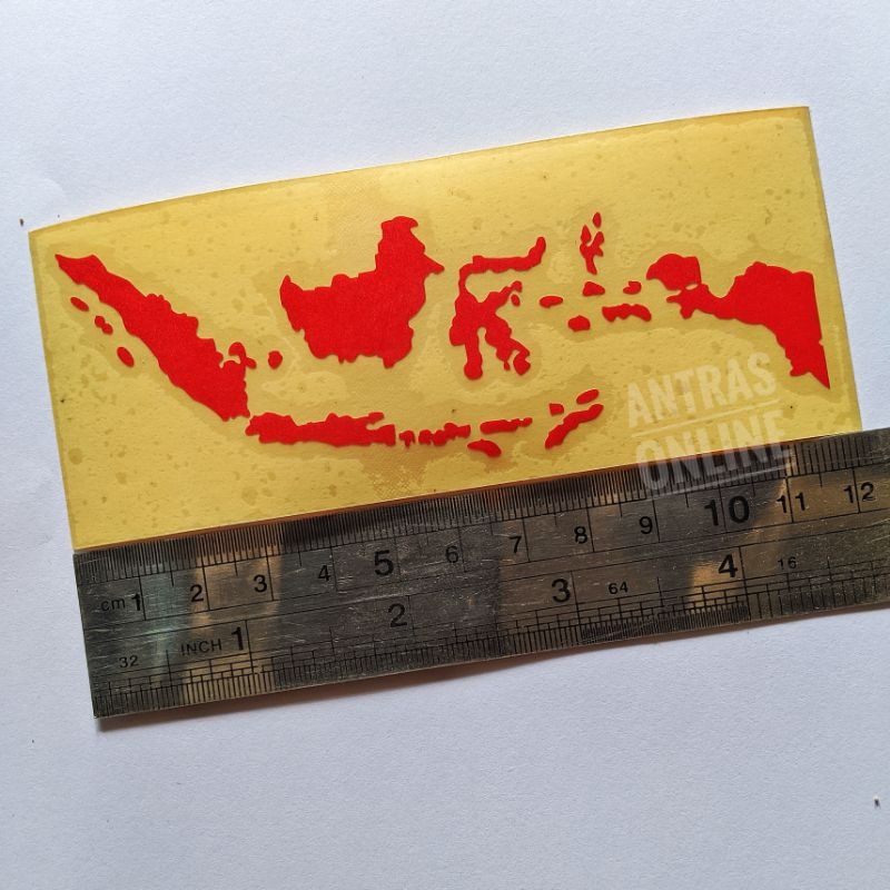 Jual stiker peta indonesia stiker cutting peta indonesia sticker motor ...