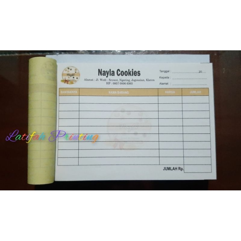 Jual Nota Penjualan Roti / Nota Snack / Nota Kuker | Shopee Indonesia