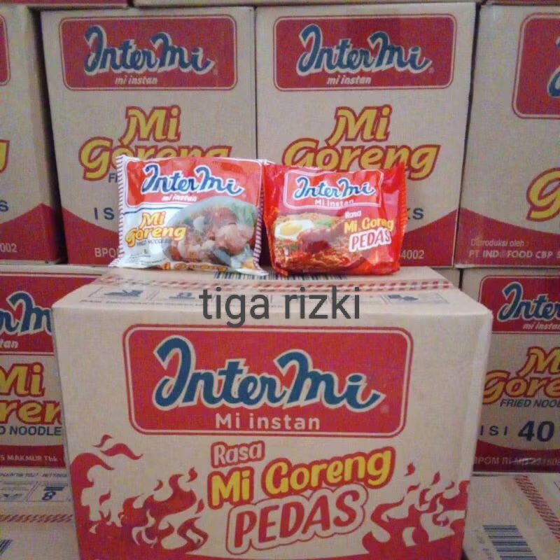 Jual 10 bungkus intermie goreng original dan pedas | Shopee Indonesia