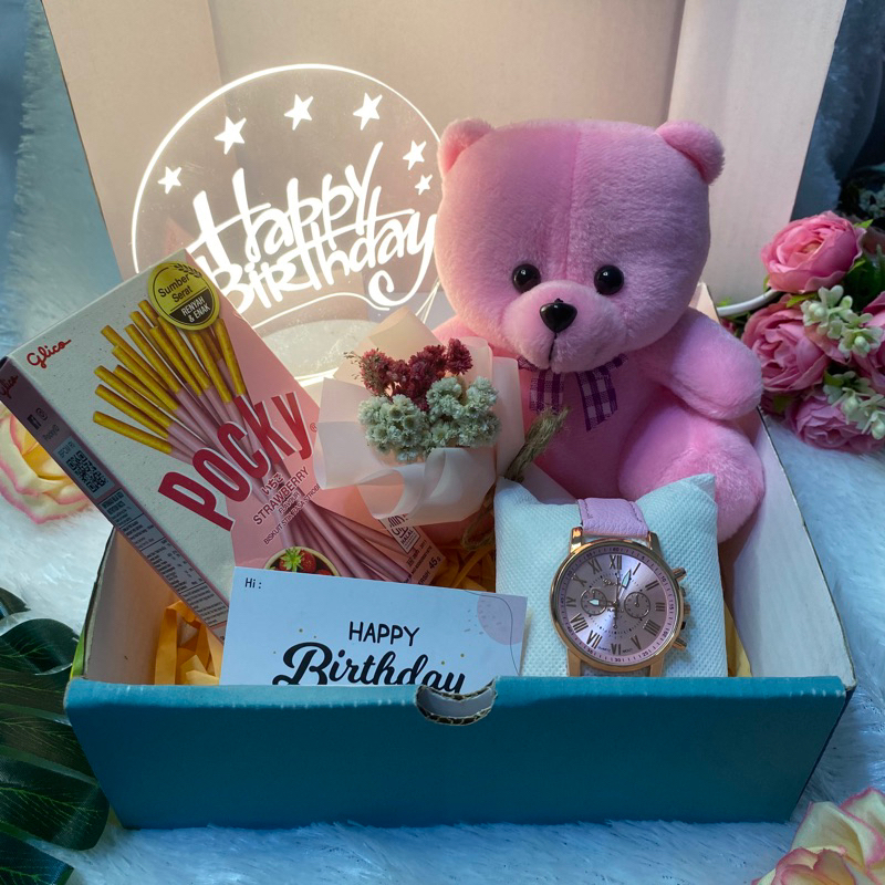 Jual Kado Boneka Beruang dan Lampu Tidur Aesthetic Akrilik 3D LED ...
