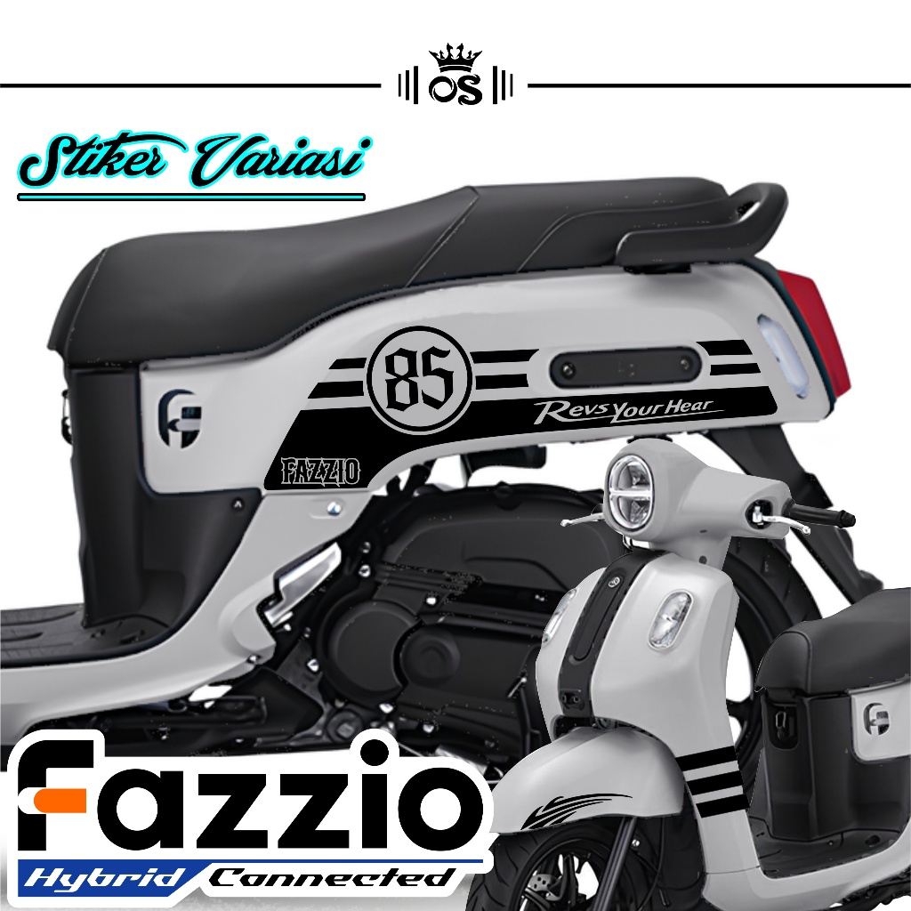 Jual STICKER CUTTING FAZZIO MOTIF 6 / STRIPING FAZZIO / STICKER CUTTING ...