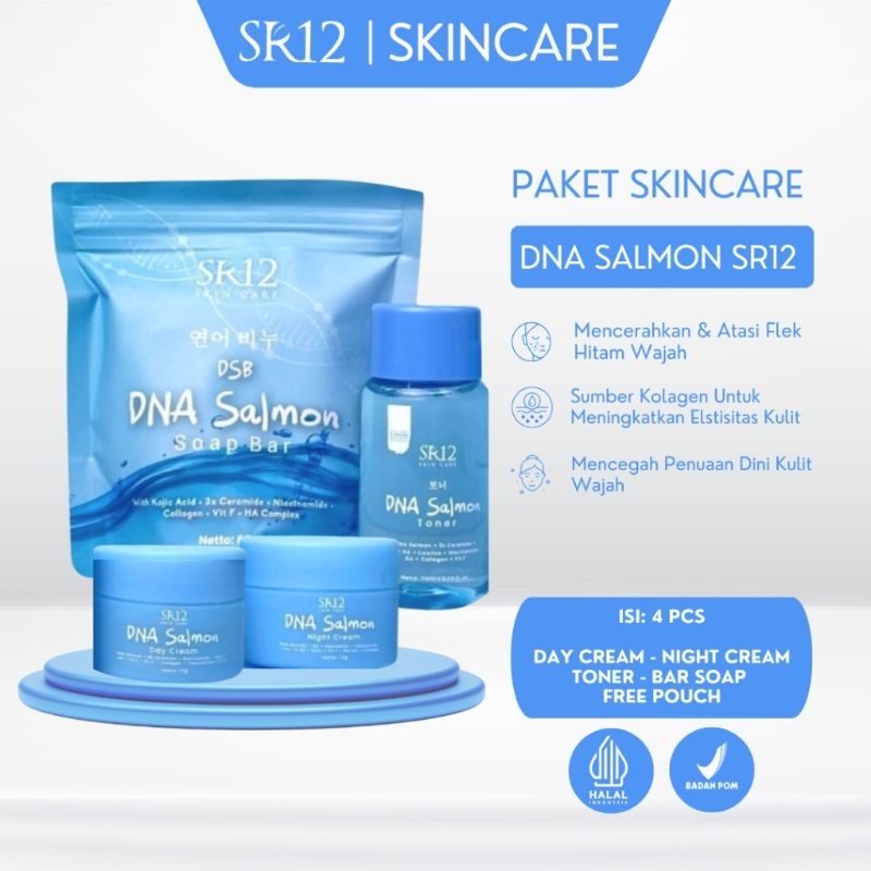 Jual PAKET SKINCARE DENGAN KANDUNGAN DNA SALMON SR12 | Shopee Indonesia