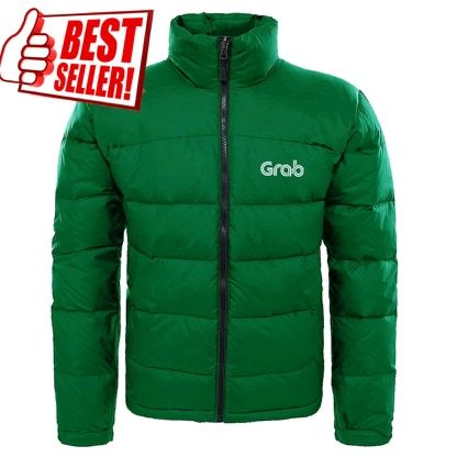 Jual Jakey Ojol Grab | Jaket Hiking Tebal | Jakey Grabbike | Shopee ...