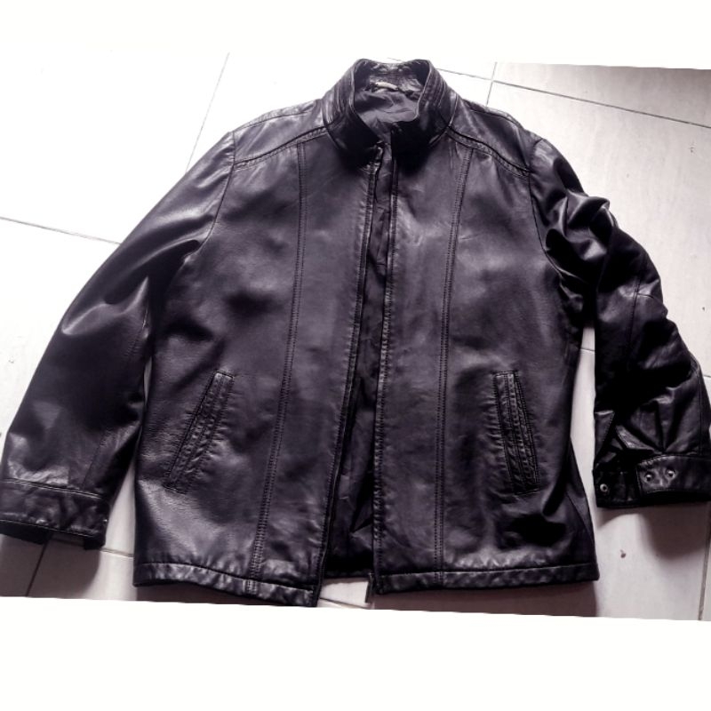 Jual jaket kulit domba asli ( secon ) | Shopee Indonesia